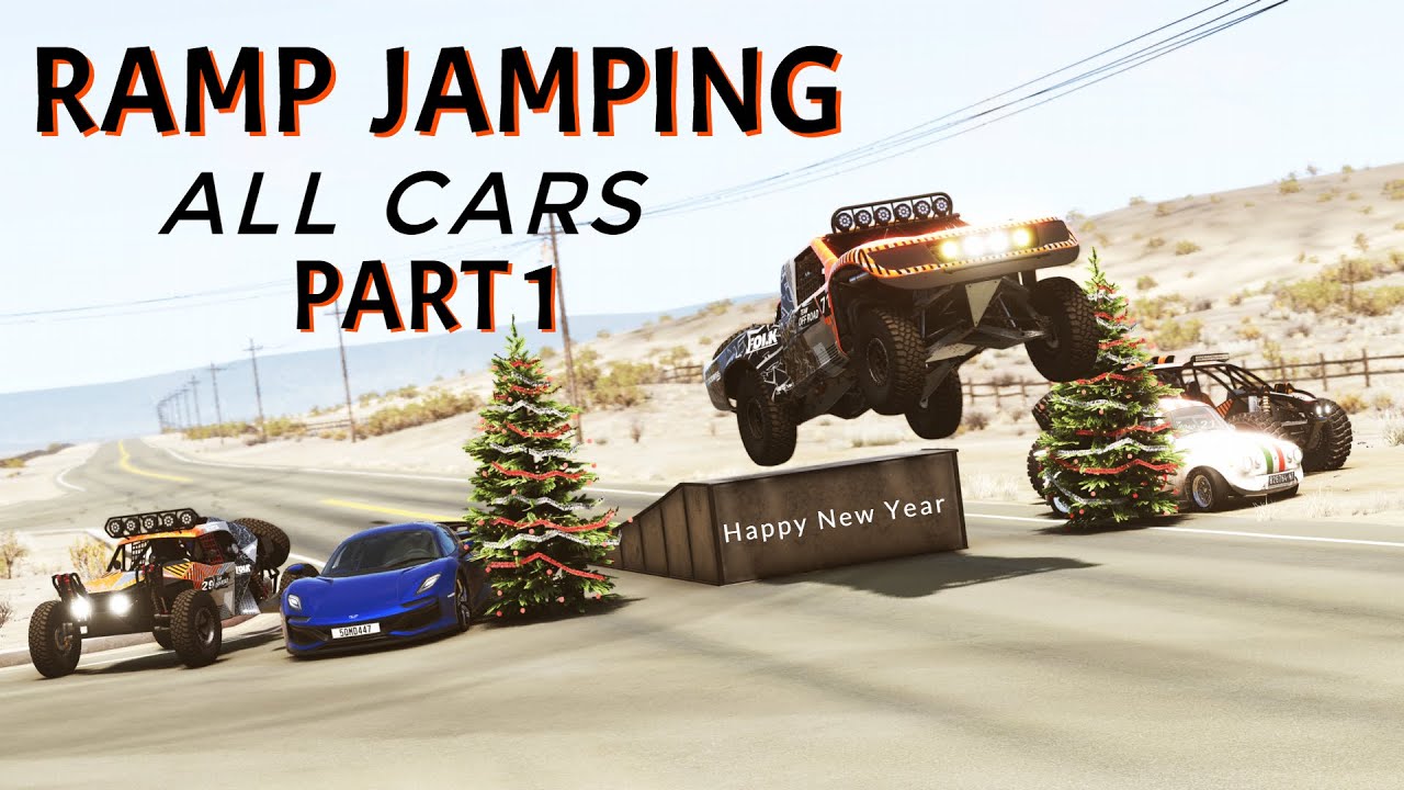 Ramp Jamping ALL CARS BeamNG.drive v0.27 - YouTube