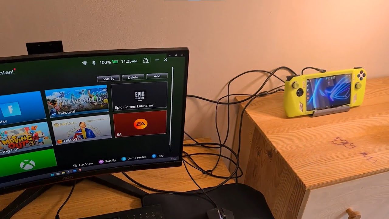How To Use ROG Ally As A Second Monitor - YouTube