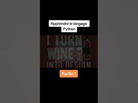 Apprendre le langage Python episode 1 les bases - YouTube