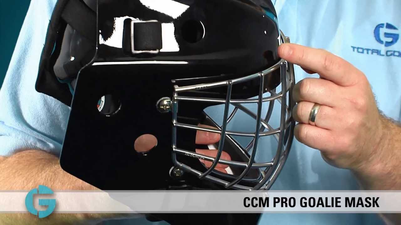 CCM Pro Goalie Mask - YouTube
