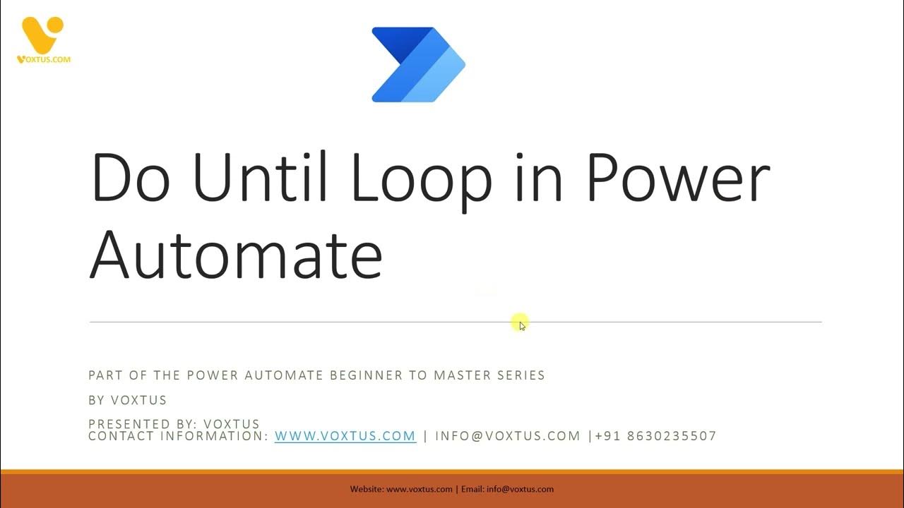 (10) Using "Do Until" Loop in Power Automate - YouTube