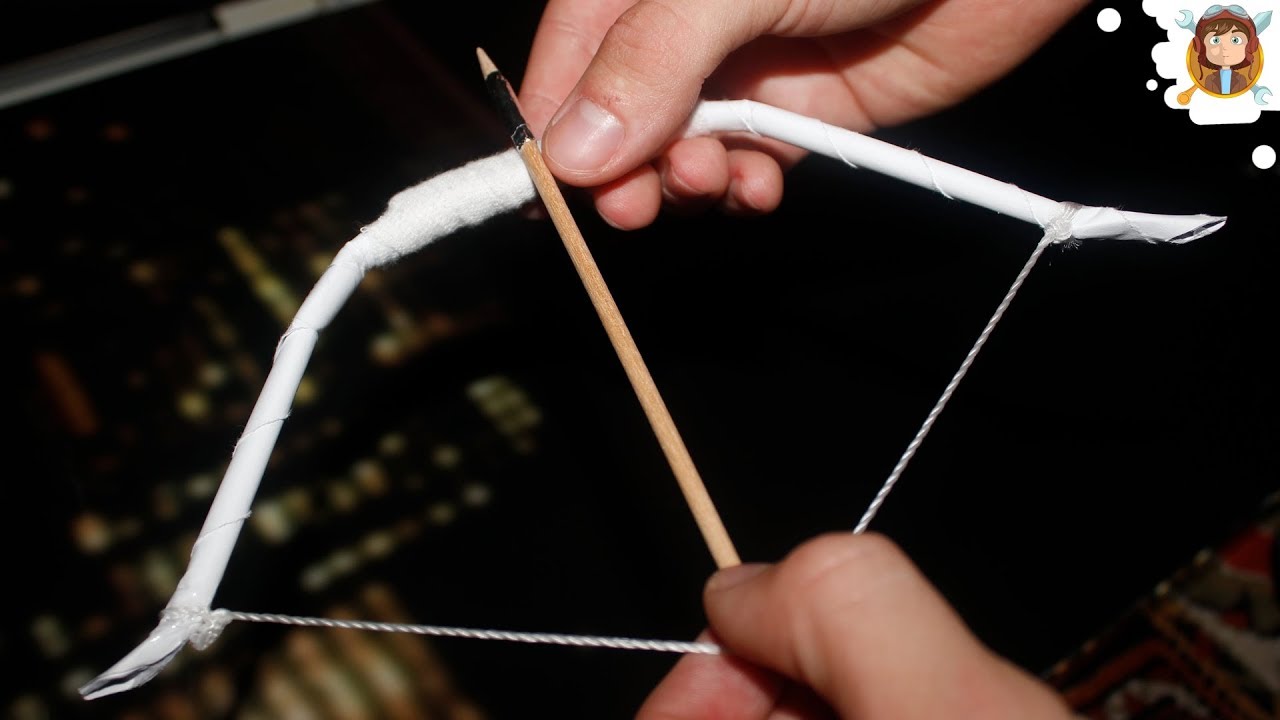 Como fazer um arco e flecha de papel - YouTube