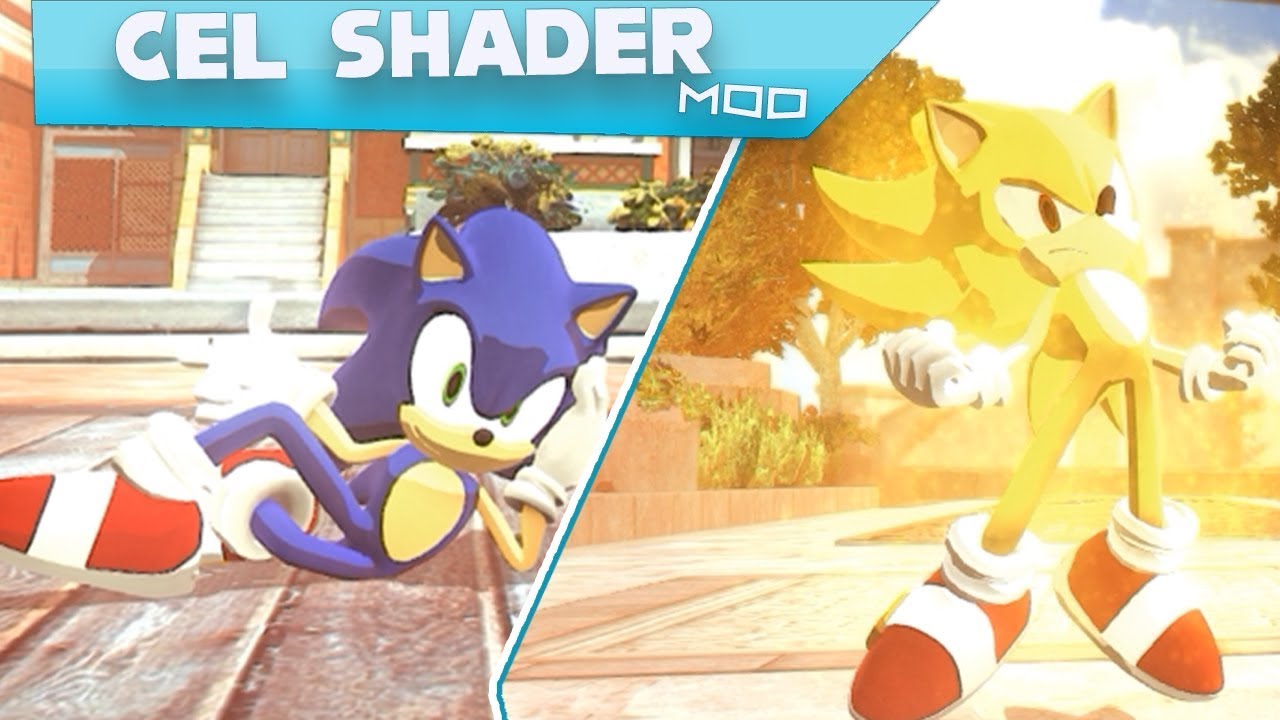 Sonic Generations Cel shader MOD - YouTube