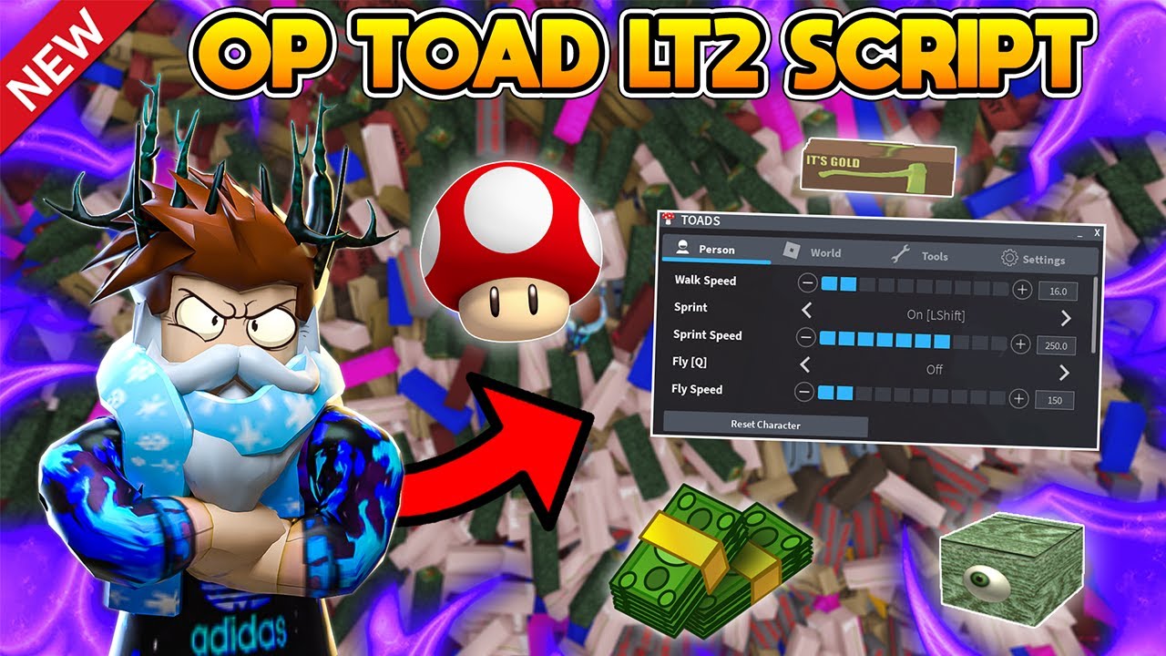 [ NEW ] 🌳Lumber Tycoon 2 Script🌳 EPIC Toads Gui! (FREE LT2 SCRIPT ...