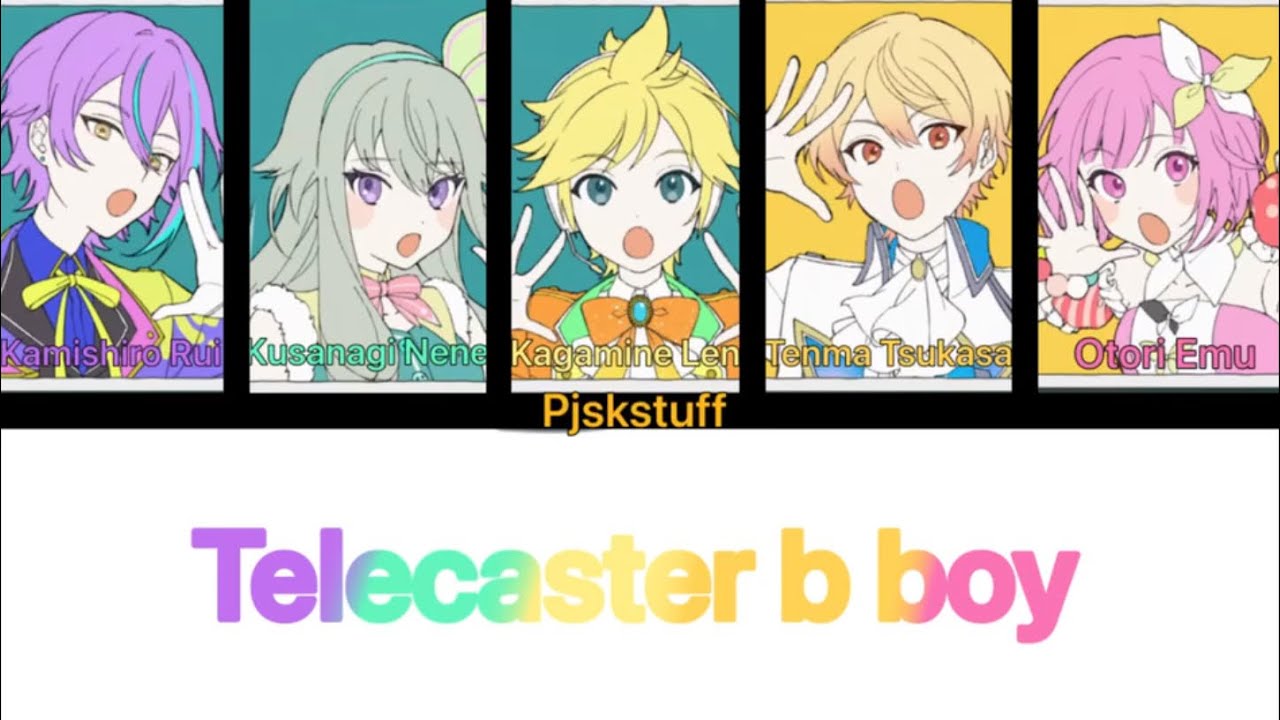 [KAN\ROM/ENG] [FULL] Telecaster b-boy Color Coded Lyrics Video - YouTube