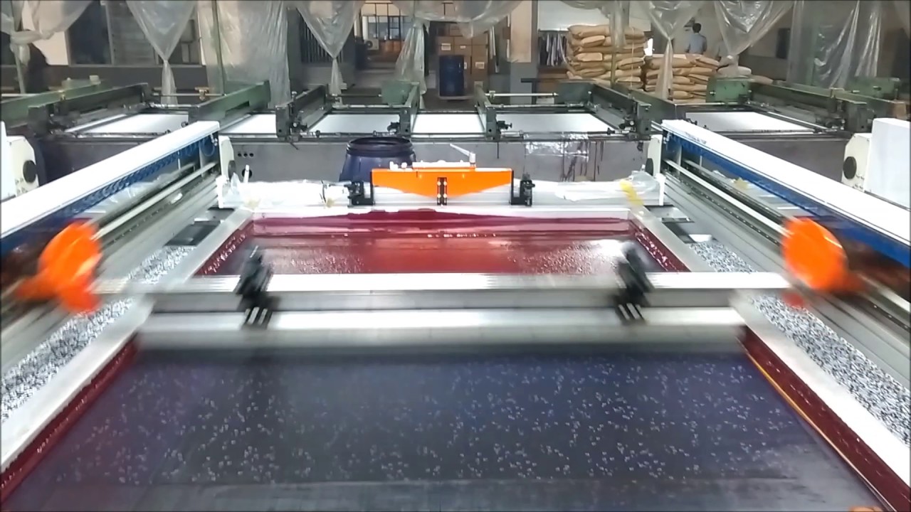 CL-900 FULL AUTOMATIC TEXTILE PRINTER - YouTube