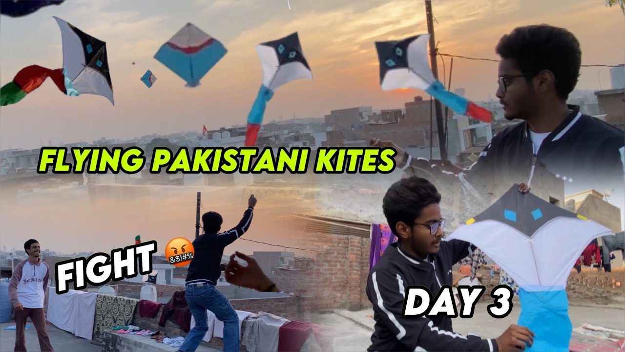 Pakistani Cheapest Kites in Ludhiana 🪁 || Fight With Friends 🤬|| DAY 4 ...
