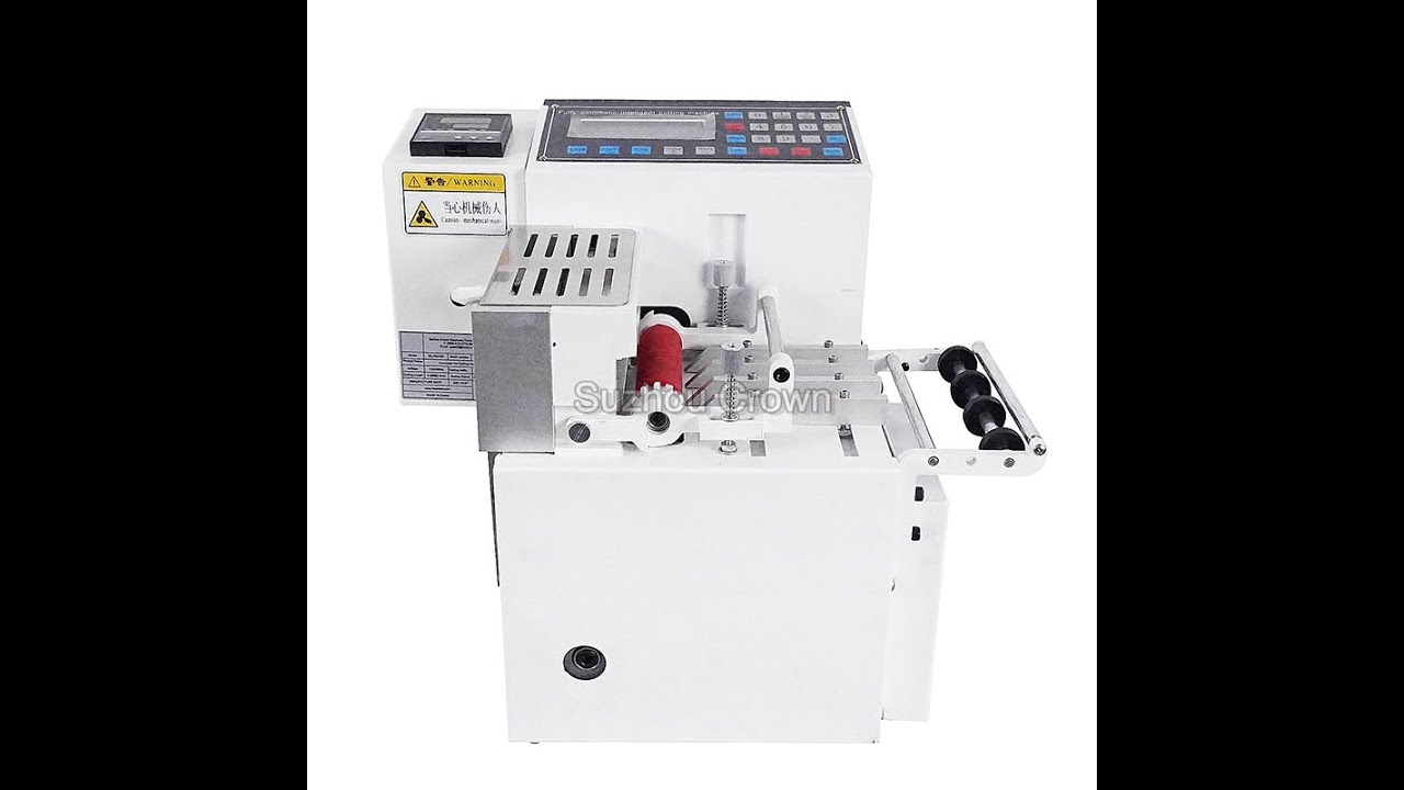 Automatic hot Webbing tape cutting machine - YouTube