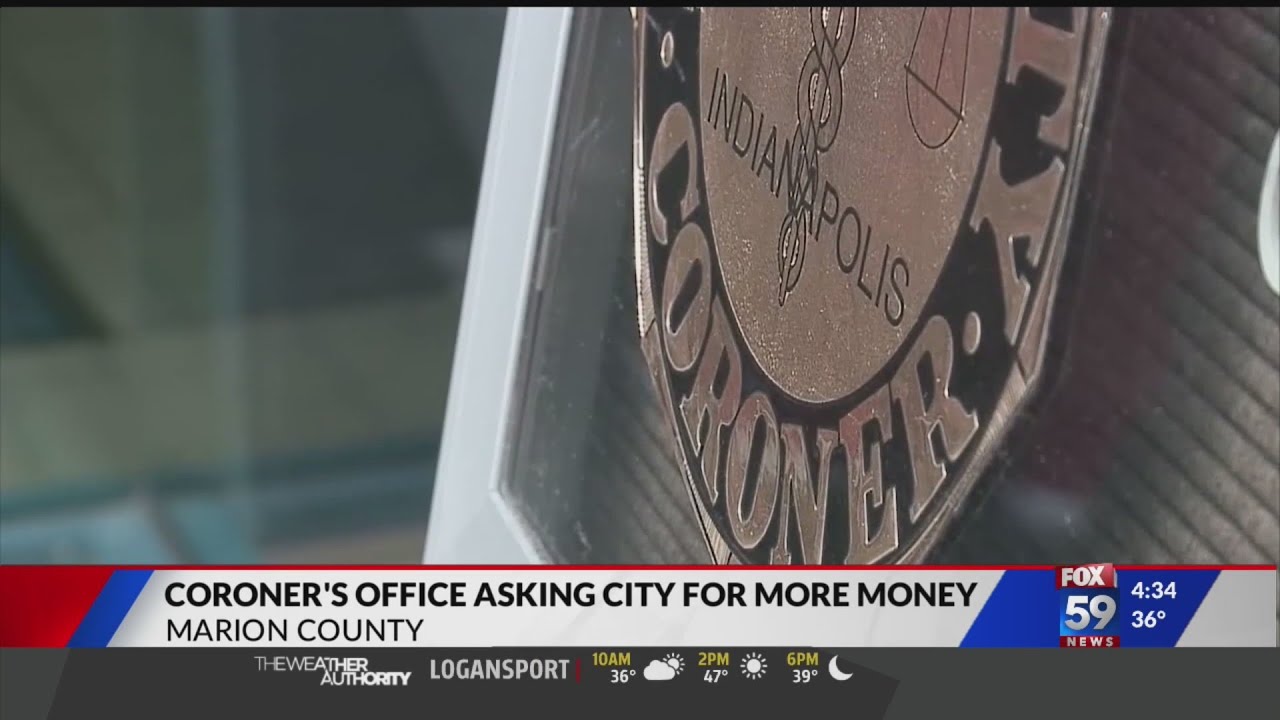 Marion County coroner's office in need of more funding - YouTube