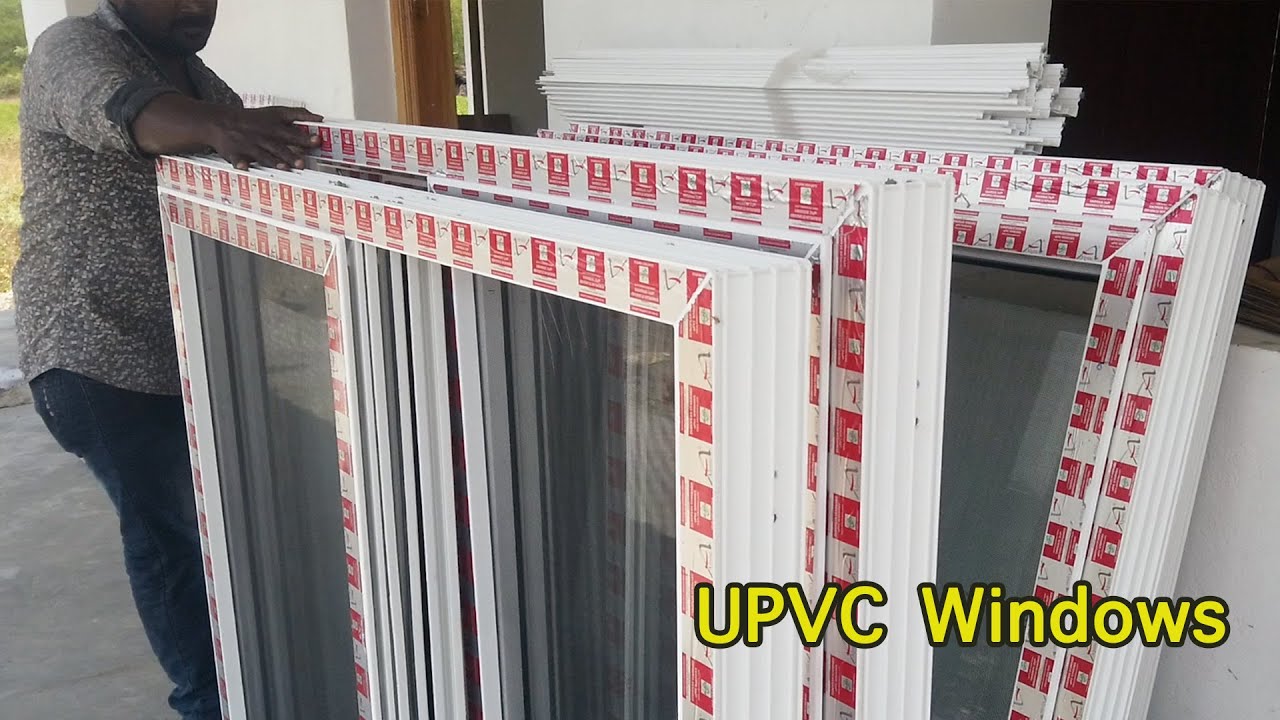 UPVC Window Installation | UPVC Sliding Window Fitting along with Mesh ...