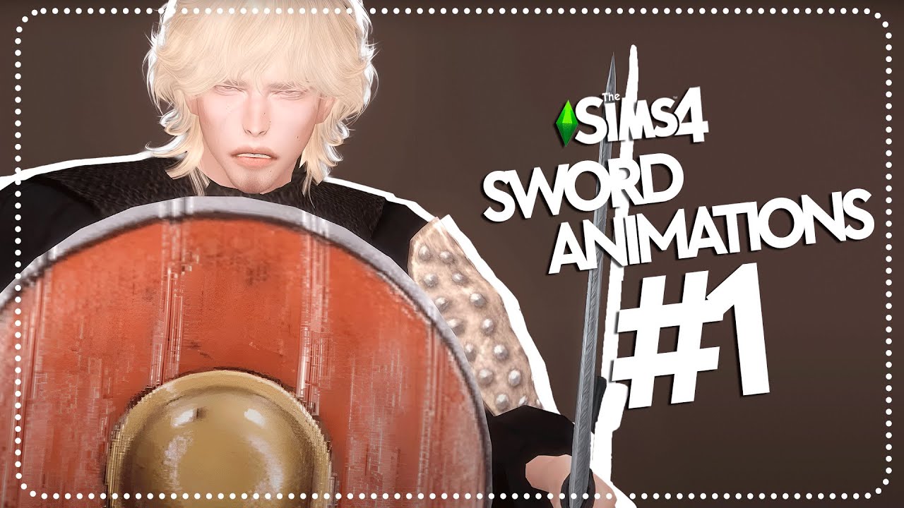 Sims 4 Animation Pack | Sword Animations #1 (FREE) - YouTube