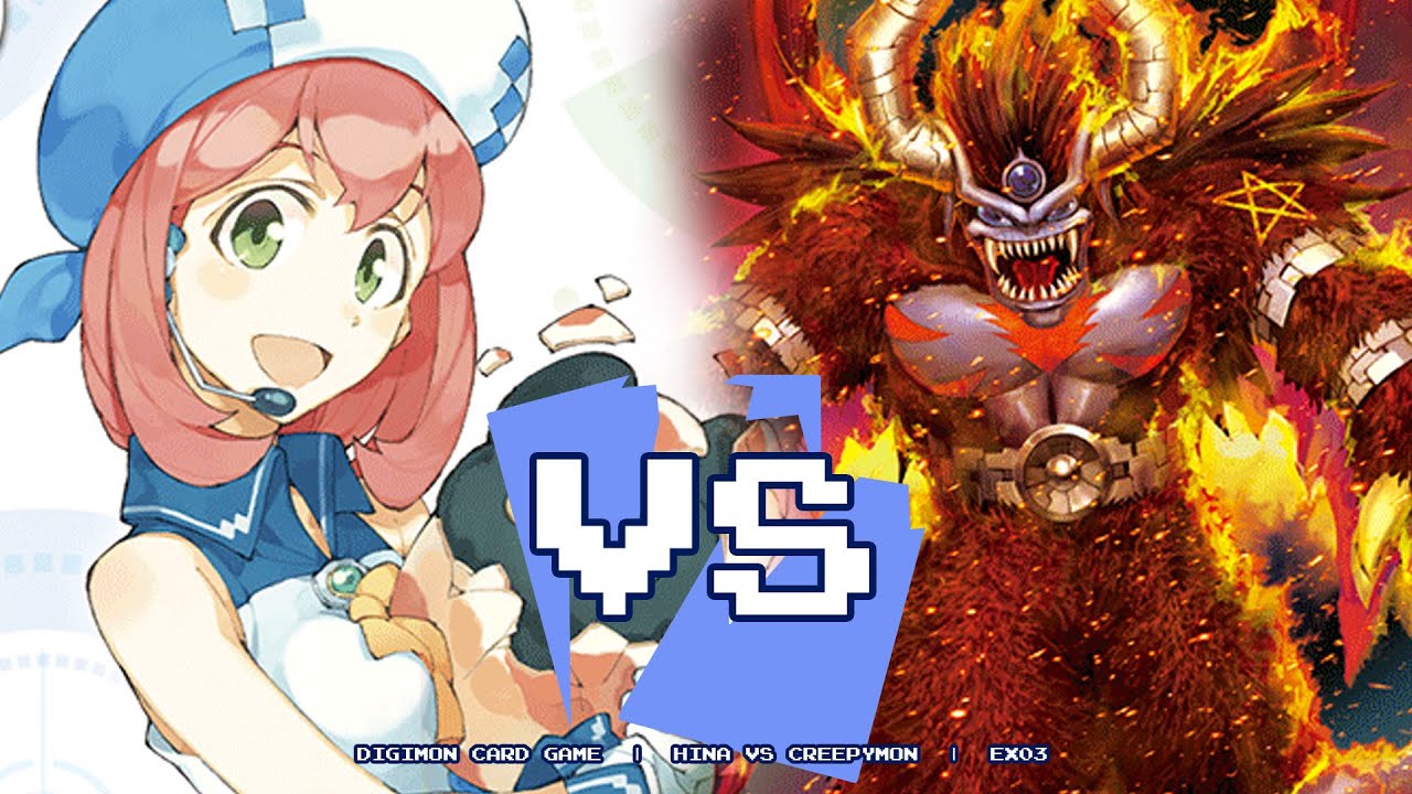 Digimon Card Game | Hina Vs Creepymon | EX3 - YouTube