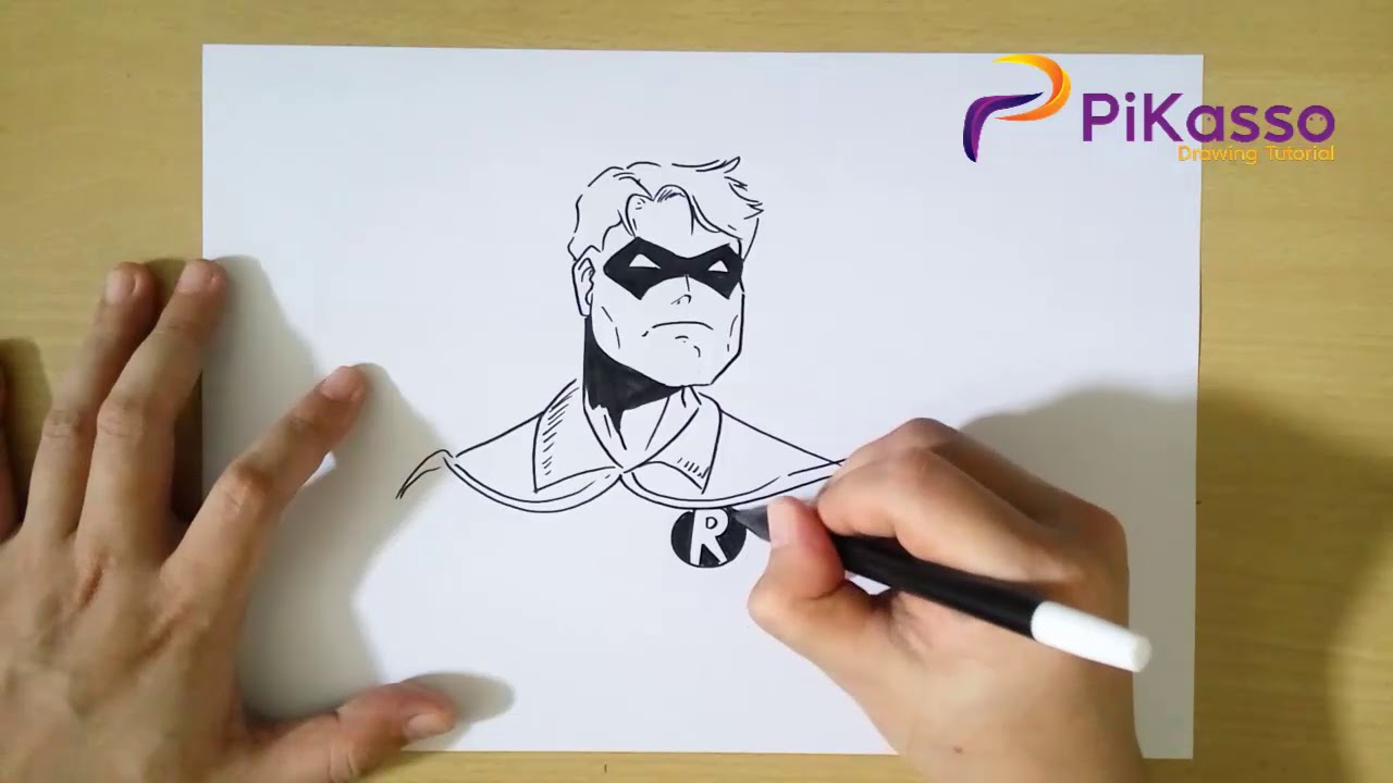 How to Draw Robin step by step - YouTube