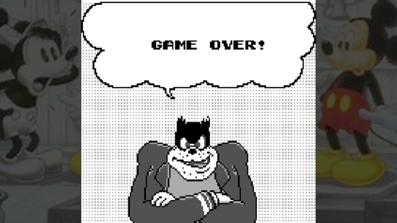 Mickey's Dangerous Chase - Game Over (GB) - YouTube