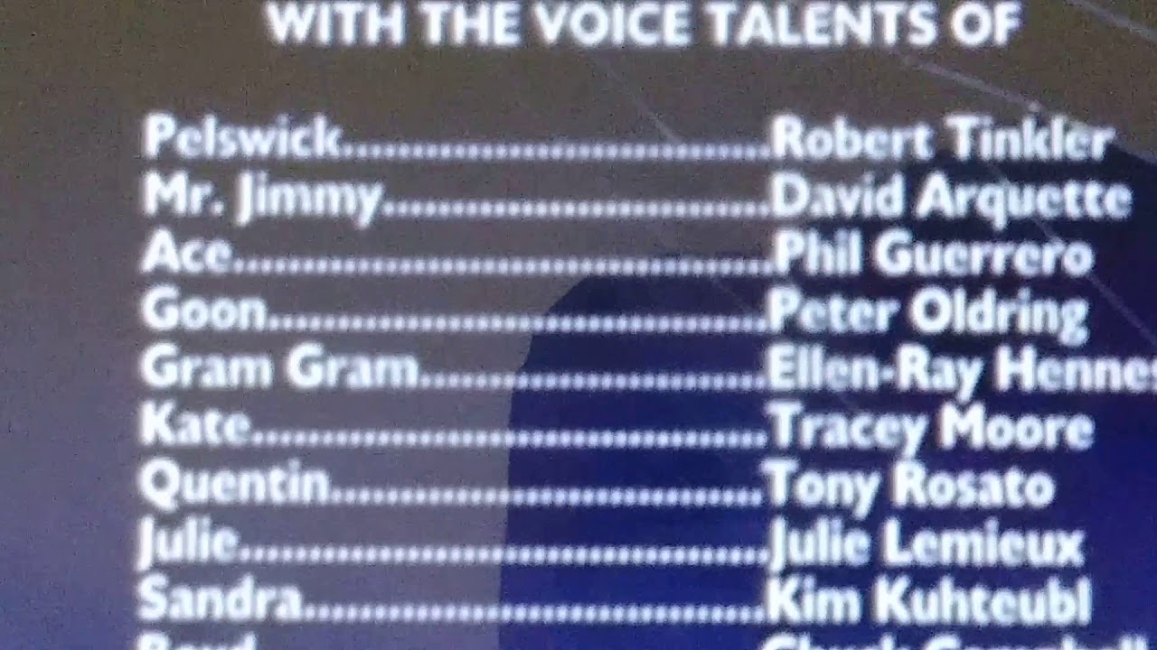 Pelswick Credits Suzhou Hong Ying Animation Corporation Limited/Nelvana ...