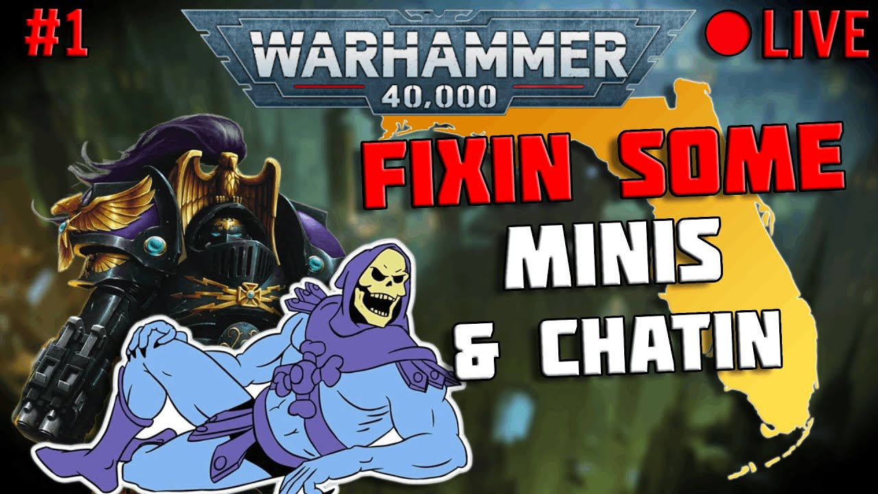 【Warhammer 401K】Fixing Some Broken Minis & Chatting About Da MOVE - YouTube