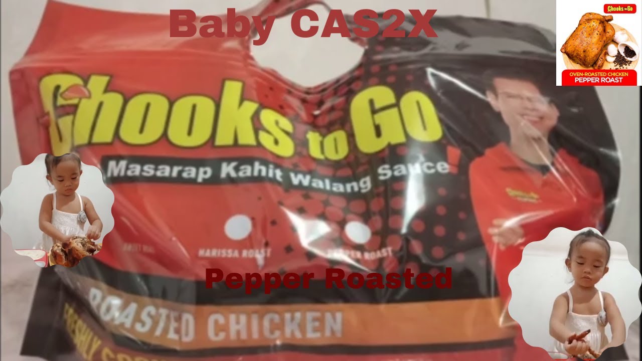 CHOOKS to Go MUKBANG KID||PEPPER ROAST[Baby Cas2x] - YouTube