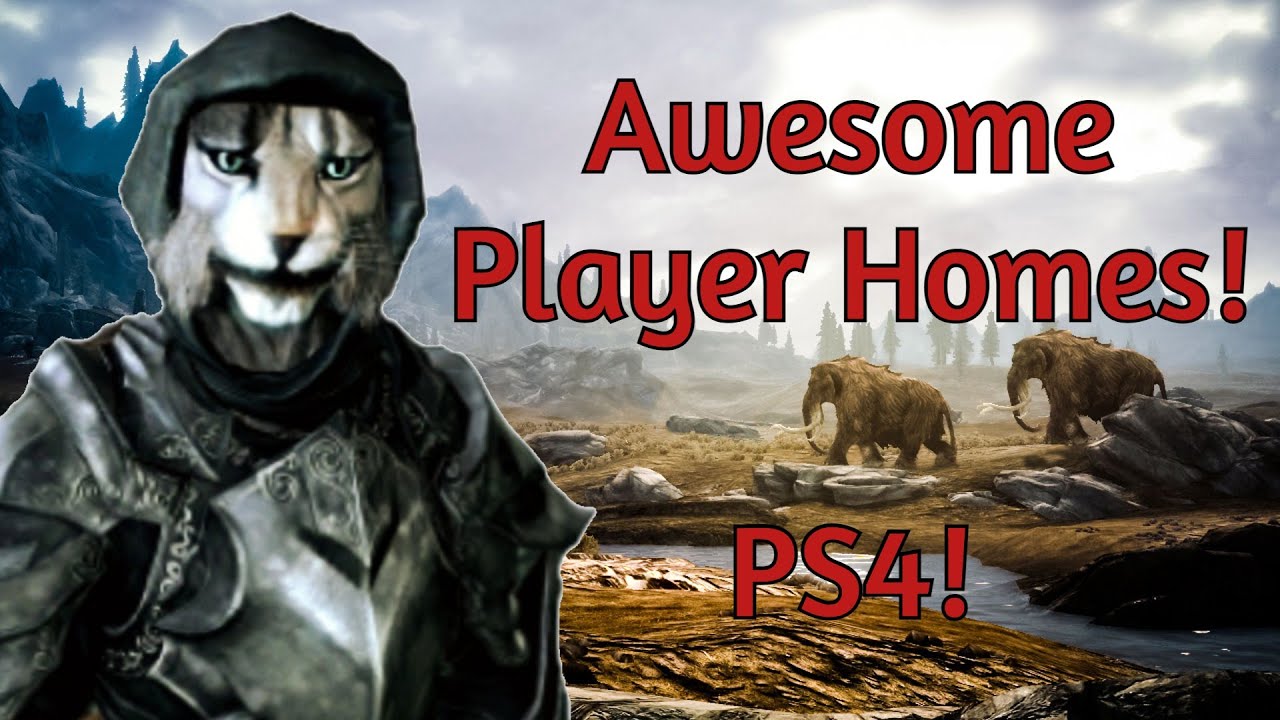 Skyrim PS4 Mods - THESE PLAYER HOME MODS LOOK AWESOME!! Skyrim player ...