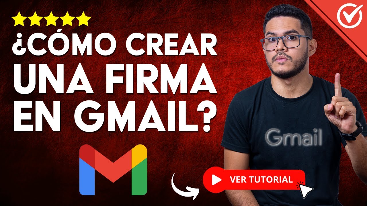Cómo CREAR UNA FIRMA en Gmail con Imágenes, Texto y Enlaces | ️ ...