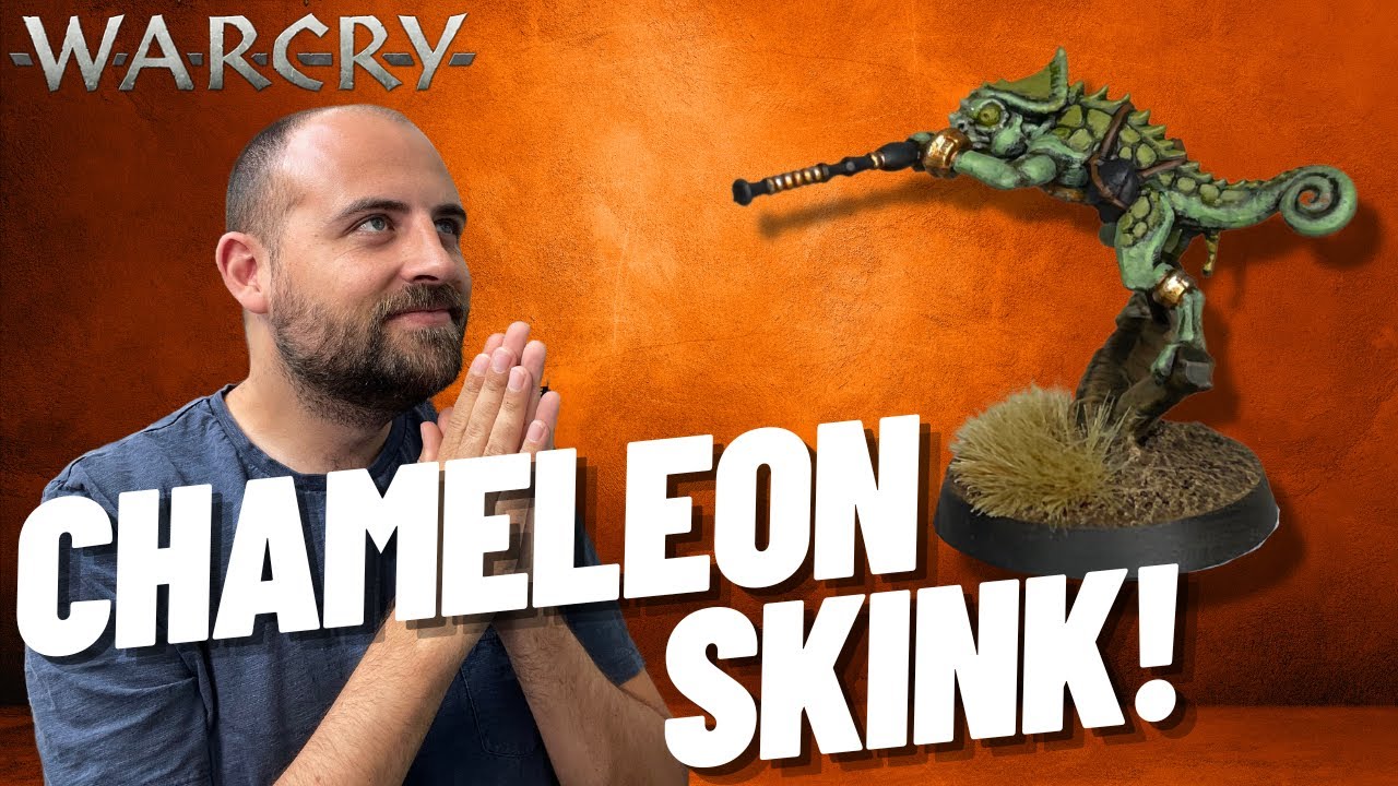 How to Paint a Chameleon Skink from Warcry: Sundered Fate! New Seraphon ...