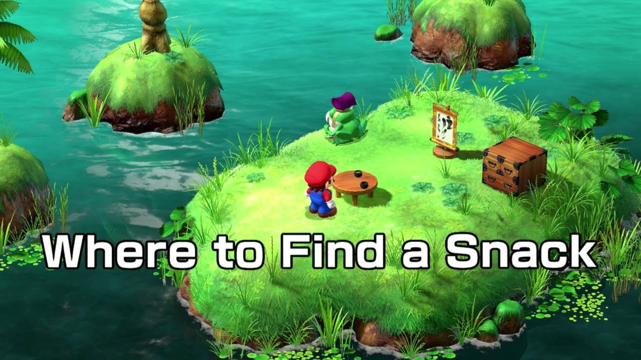 Where to find a Snack for Frog Sage - Super Mario RPG - YouTube