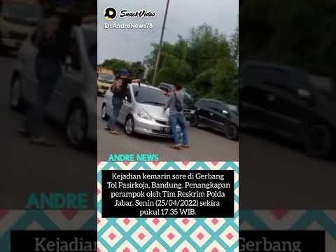 penangkapan  perampok#di kota bandung #