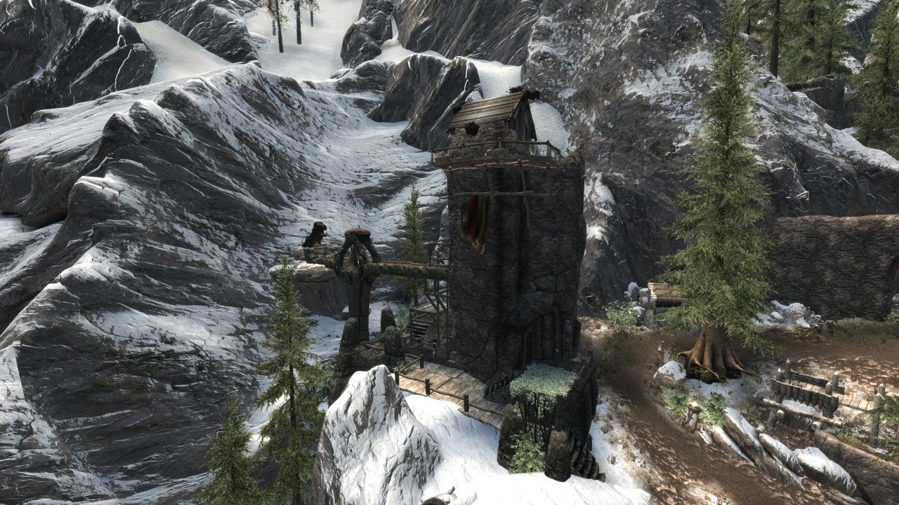 Riverwood Tower - Skyrim Special Edition home mod - YouTube