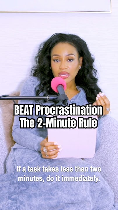 Beat Procrastination with The 2-Minute Rule #productivity #stopprocrastinating #mindset - YouTube