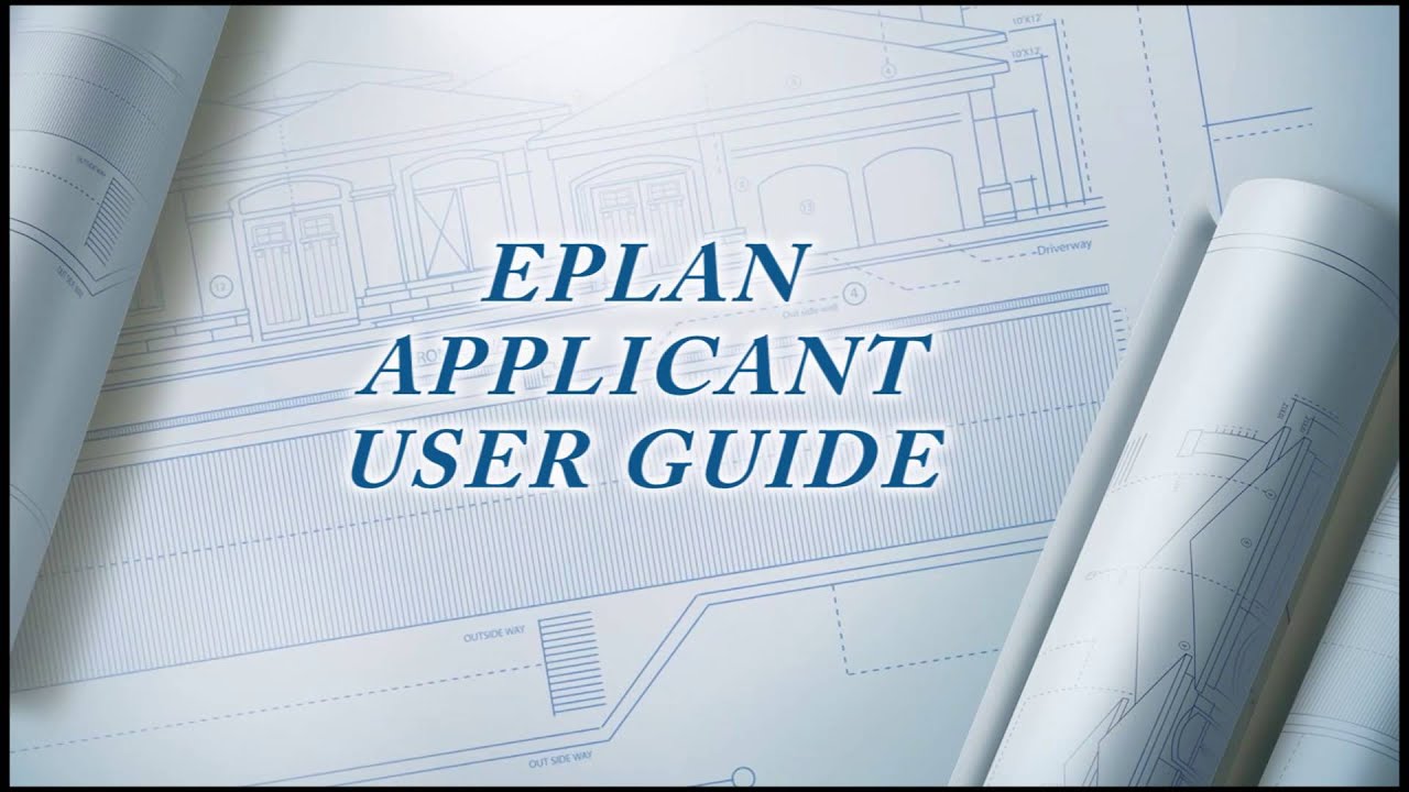 Eplan Applicant User Guide - YouTube