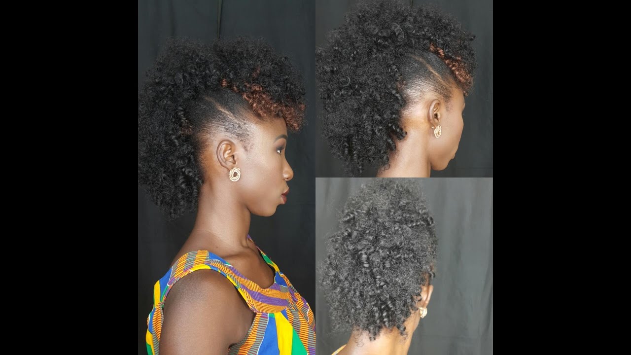 FAKE MOHAWK NO SEWING USING CHEAP SINTHETIQUE HAIR - YouTube