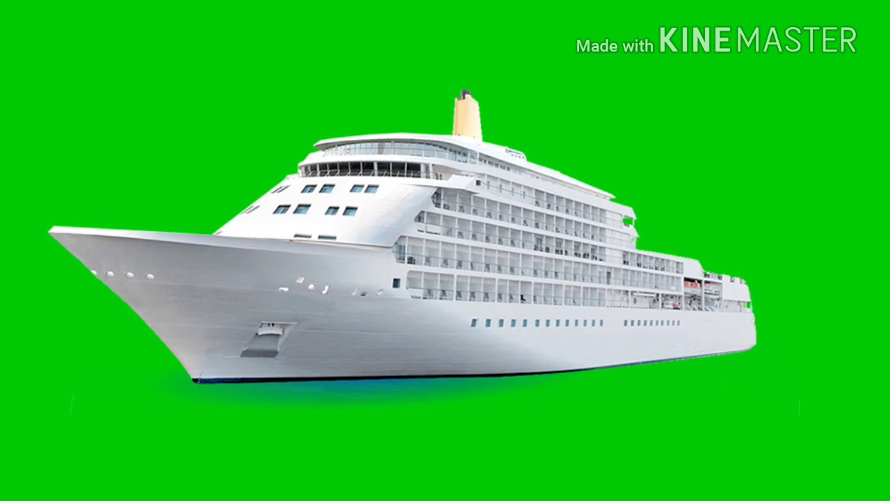 Green screen effect ship - YouTube