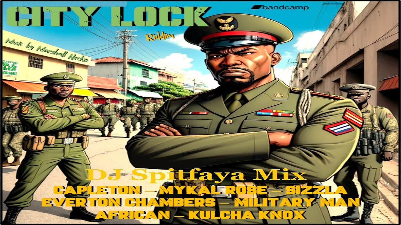 City Lock Riddim Mix_DJ Spitfaya_ft_Capleton_Mykal Rose_Sizzla_African ...