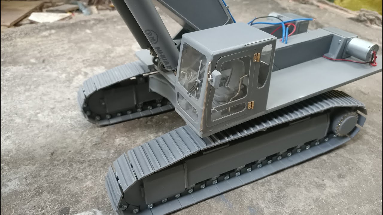 DIY Excavator CAT 390 From PVC| Part 09- Cabin. - YouTube