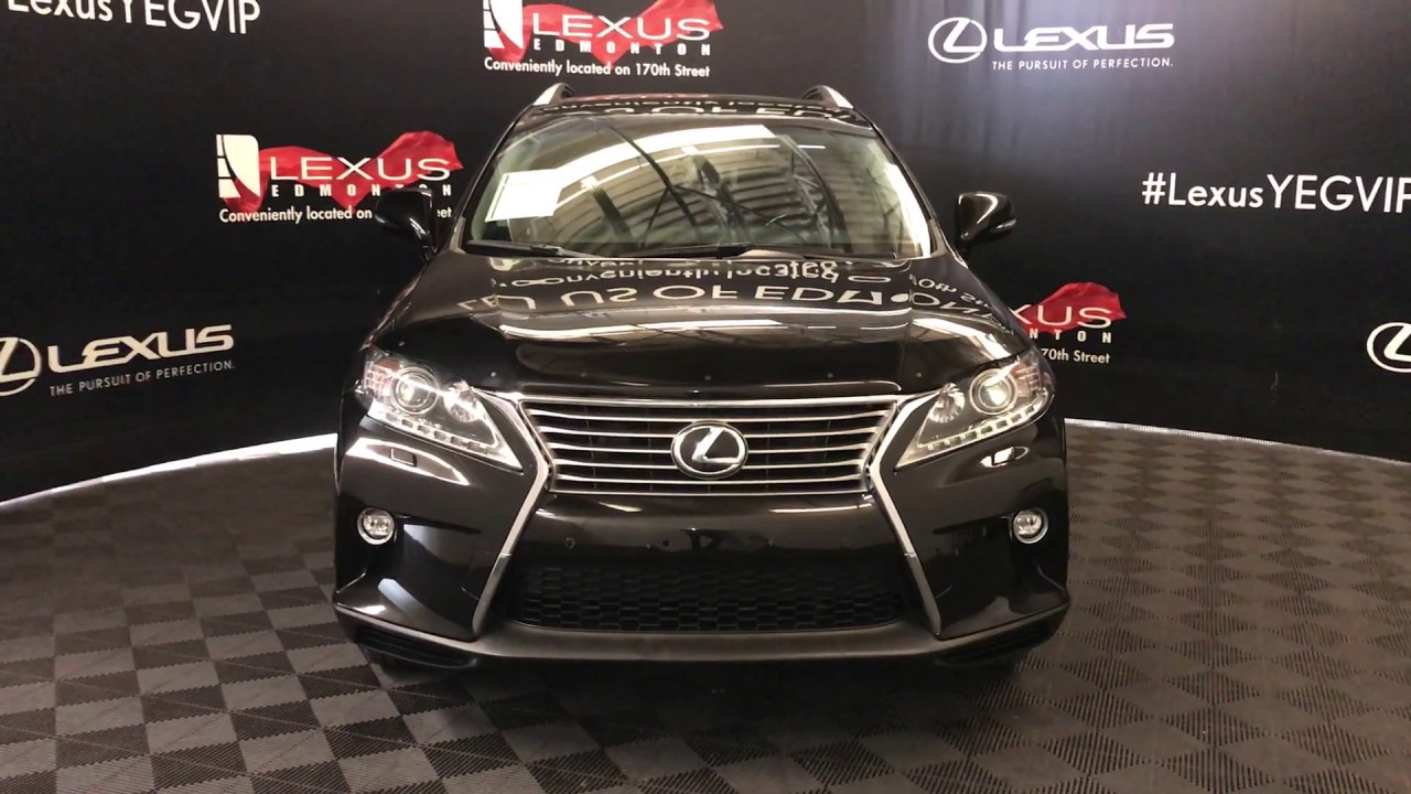 Black 2015 Lexus RX 350 Touring Package Review Edmonton Alberta - Lexus ...