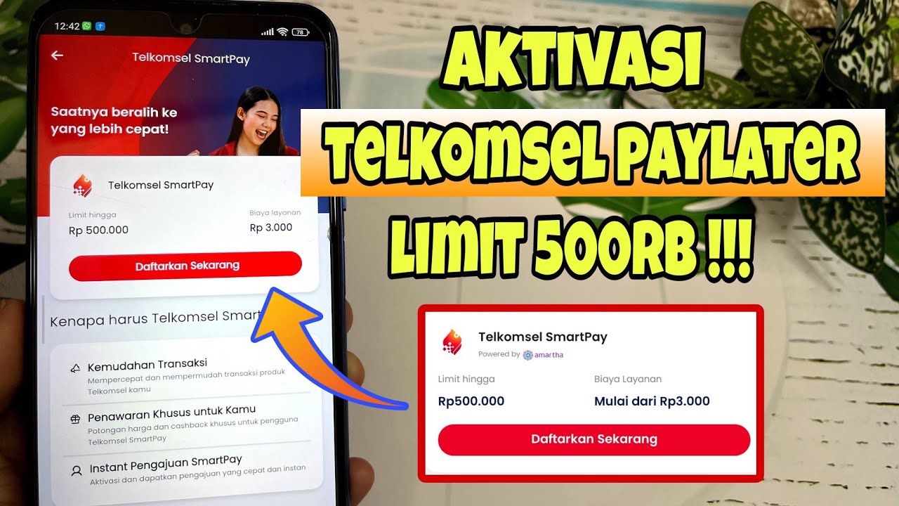 Cara Mengaktifkan Telkomsel SmartPay – Aktivasi Telkomsel Paylater Fitur Terbaru di My Telkomsel ...