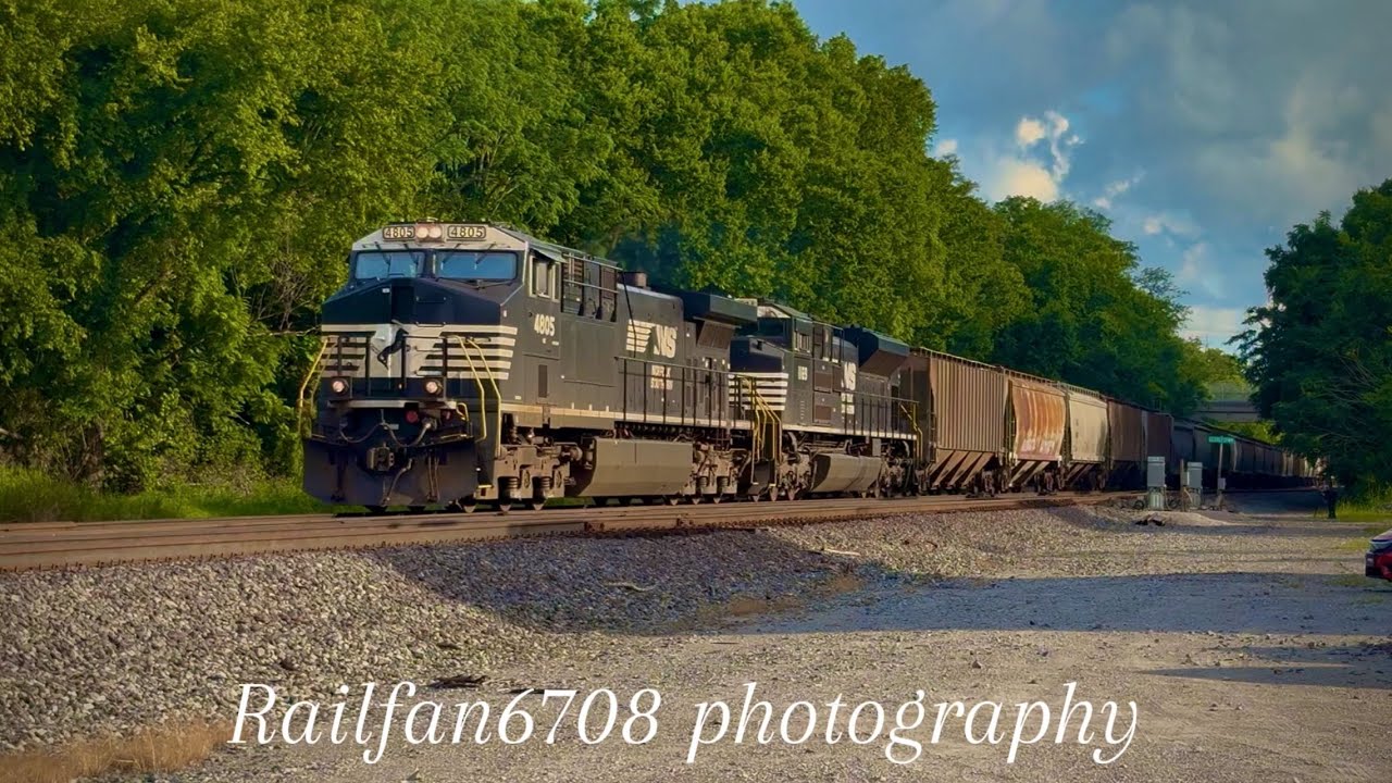 Norfolk southern unit grain train! - YouTube