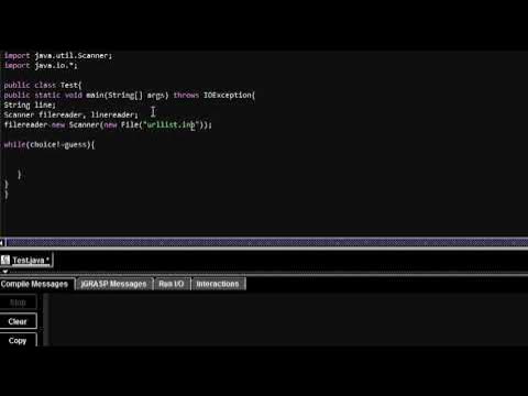 File Reading and String Parsing for External Text Files (Java Lessons ...