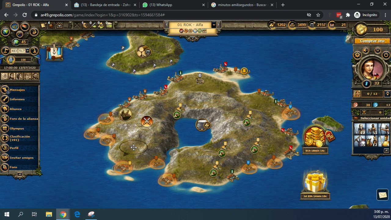 Guía Grepolis 2020 - Parte #1 - Vistazo General - YouTube