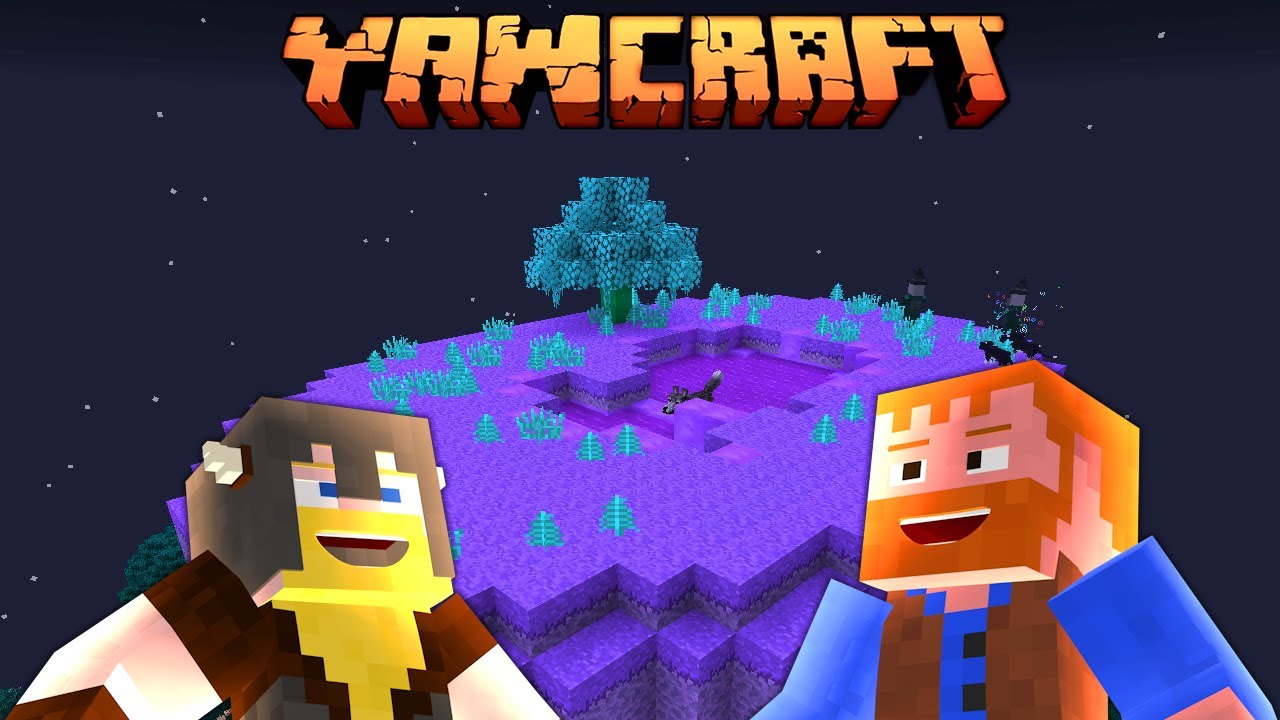Minecraft - THE PURPLE PLACE ★ YAWcraft, Ep.36 - YouTube