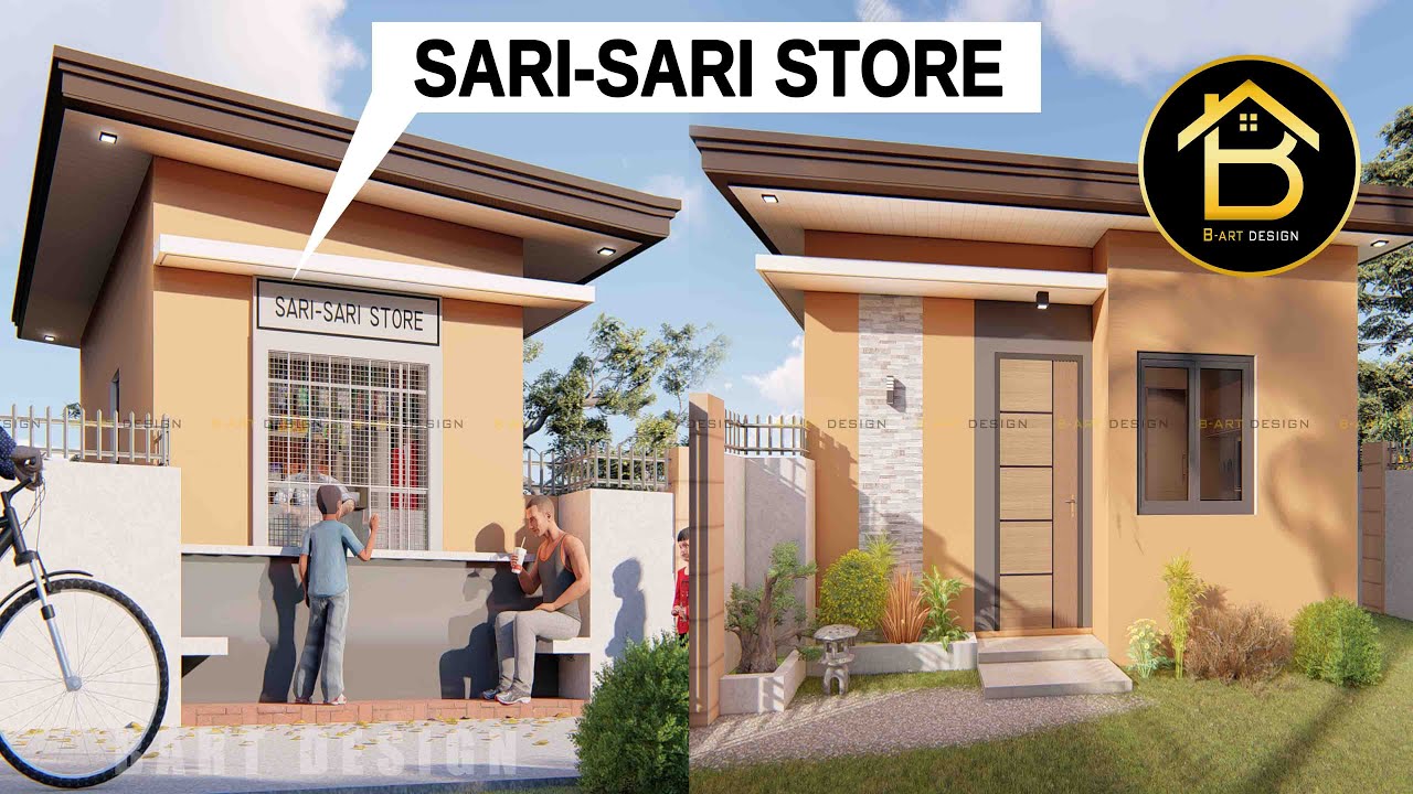 TINY HOUSE w/ Store (16sqm.) - YouTube