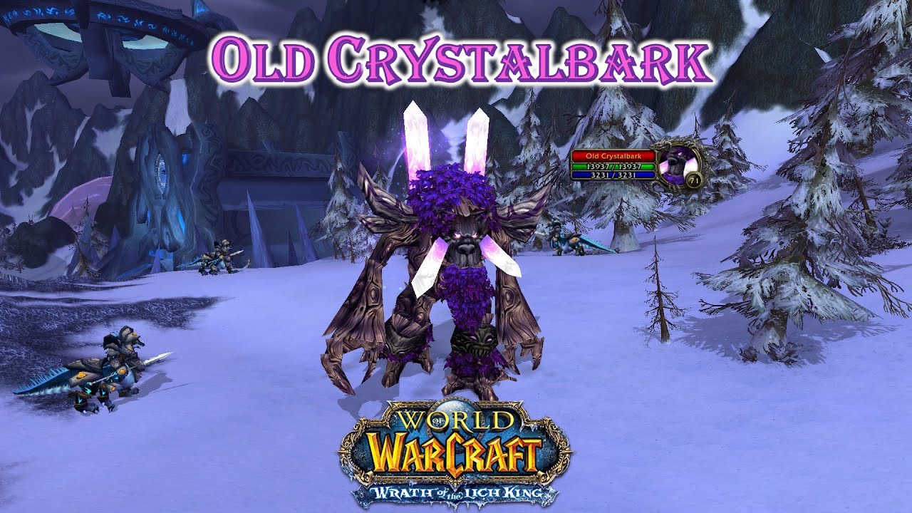 World of Warcraft Old Crystalbark Rare - YouTube