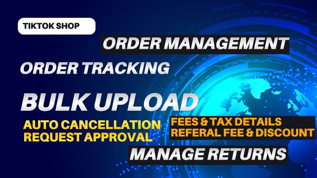 tiktok shop orders management | tracking | bulk upload tracking ...