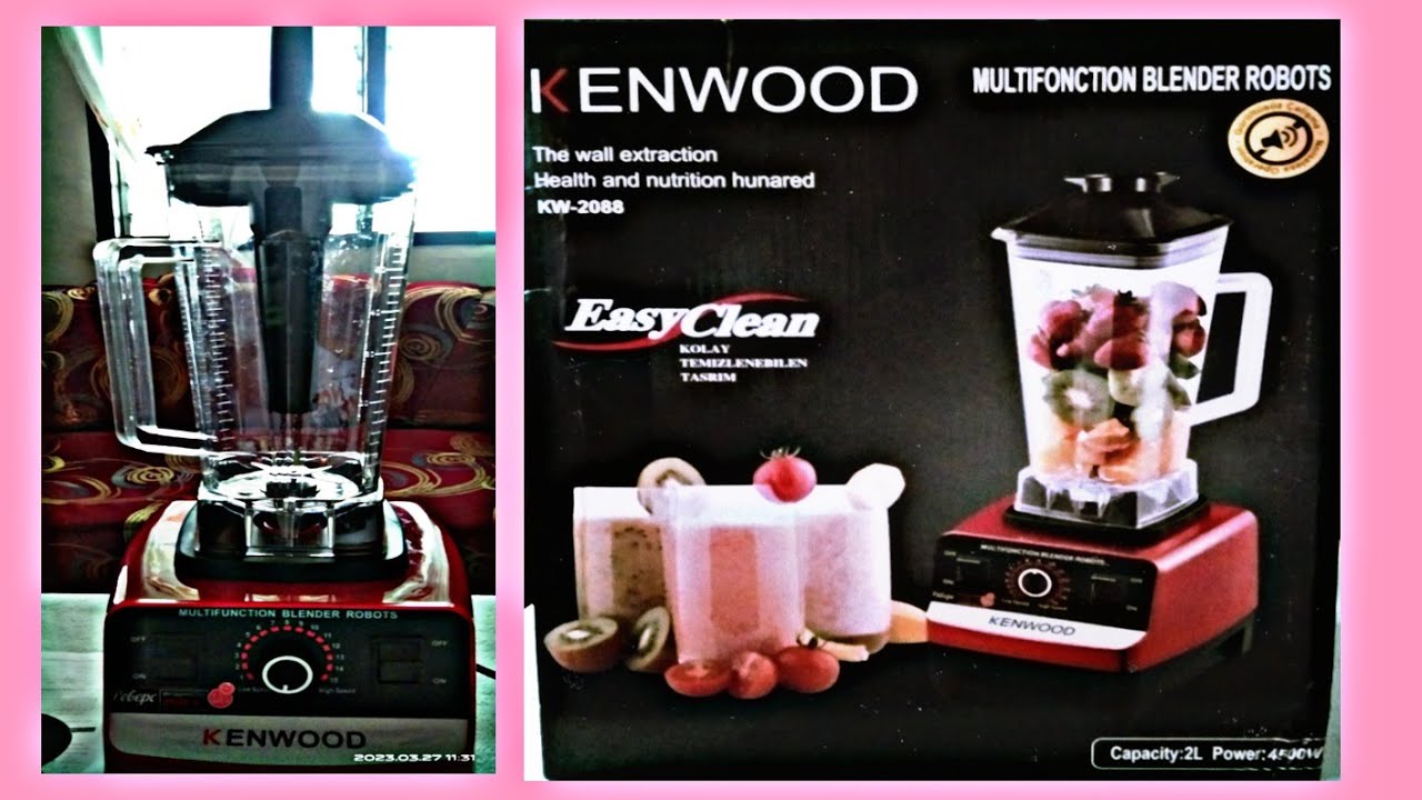 Unboxing KENWOOD Multifunction Blender Robots - YouTube