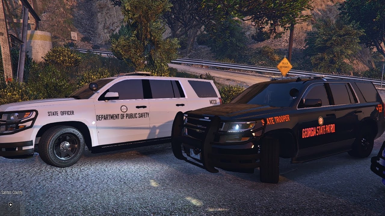 Playing GTA 5 as a GEORGIA STATE TROOPER | GEORGIA Highway Patrol ...