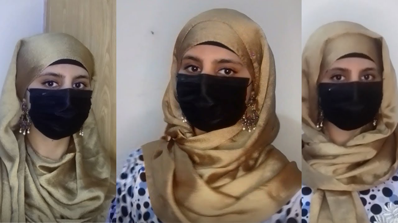 Stunning Wedding Hijab Tutorial | Hijab With Earrings | Party Hijab ...