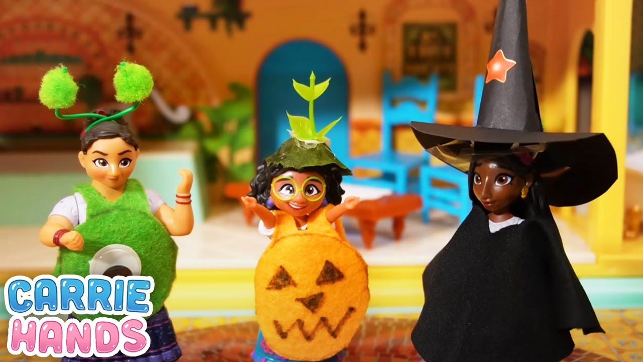 Disney Encanto Mirabel, Isabela and Luisa Make Halloween Costumes 🎃 ...