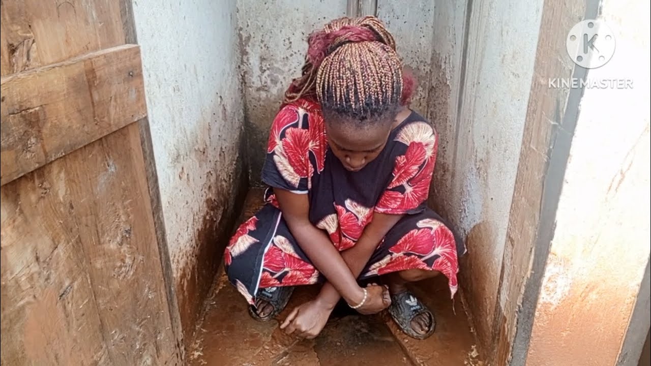 Cleaning pit Latrine in the village. - YouTube