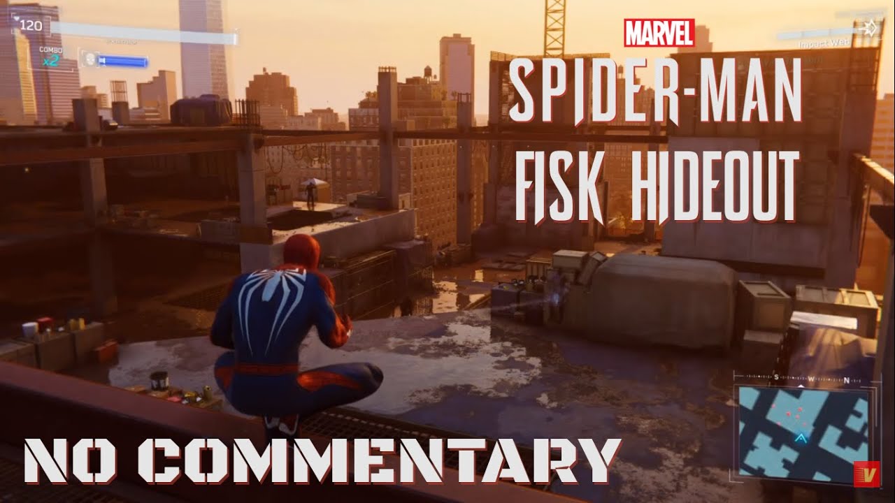 MARVELS SPIDER-MAN PS4 - 'FISK HIDEOUT' MISSION GAMEPLAY WALKTHROUGH ...