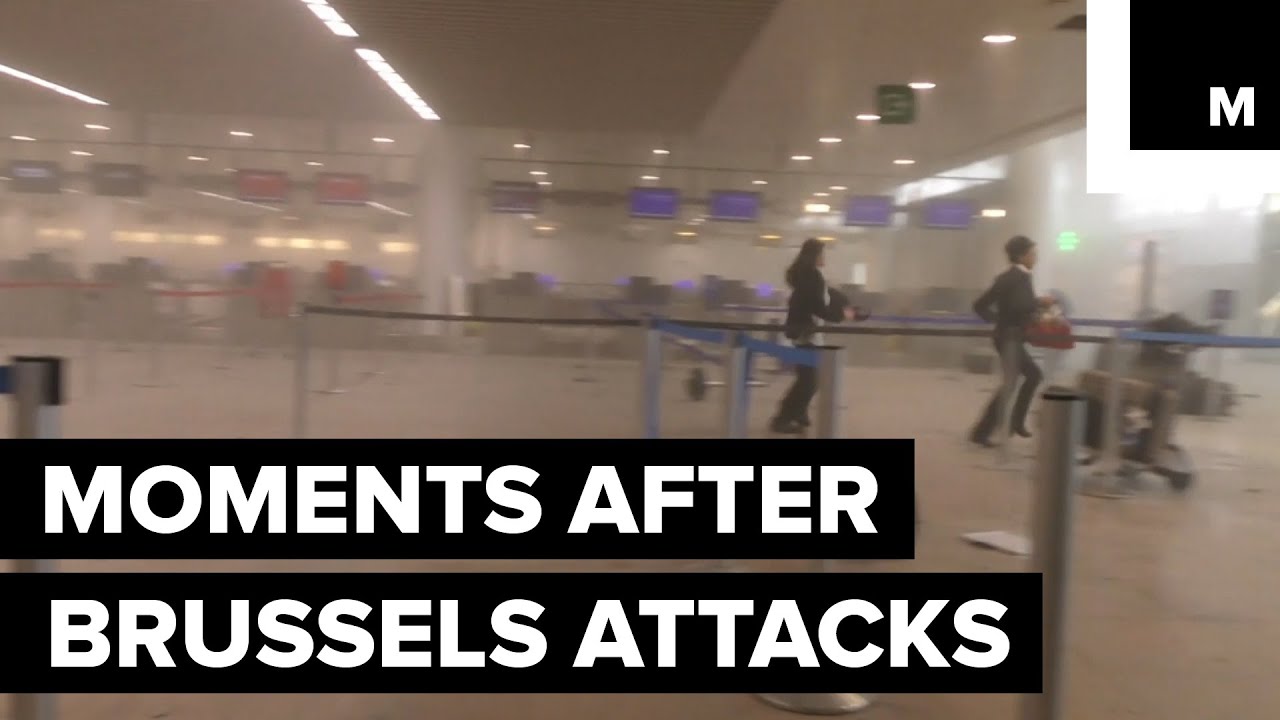 Raw Footage Shows Brussels Airport and Metro Moments After Attacks ...