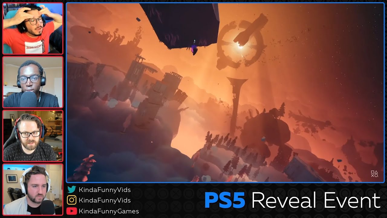 Andy Freaks Out For Solar Ash PlayStation 5 Kinda Funny Live Reactions ...